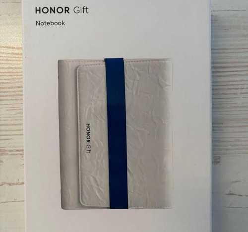 Кожаный блокнот на кольцах. Honor Gift