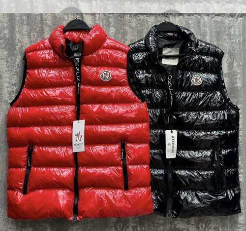 Жилетка Moncler Глянцевая