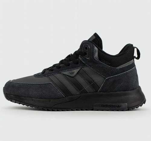 Adidas Retropy F2 Mid Black with Fur