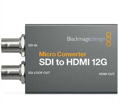 Blackmagic Micro Converter SDI to hdmi 12G wPSU