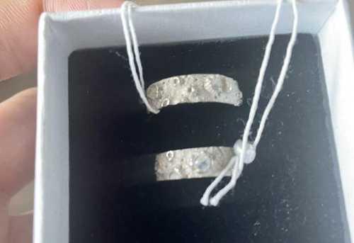 Обручальные кольца ручной работы, серебро 925