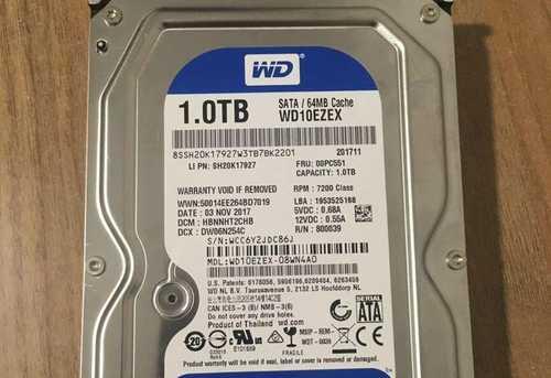 HDD 1000 GB SATA 3.5 WD10ezex Western Digital