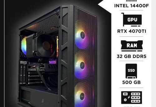 Игровой пк RTX 4070Ti Super/ i5-14400F / DDR5 32GB