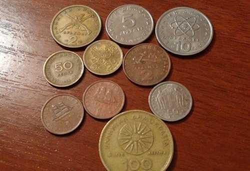 Набор монет Греции