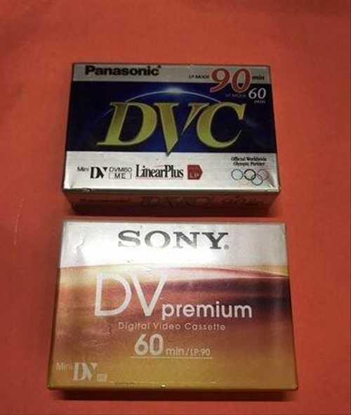Видеокассеты mini dv Sony и Panasonic