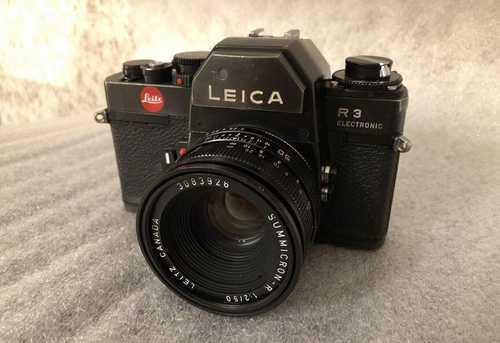 Leica R3 + Summicron-R 50/2 + чехол