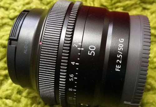 Объектив Sony FE 50mm F2.5 G SEL50F25G