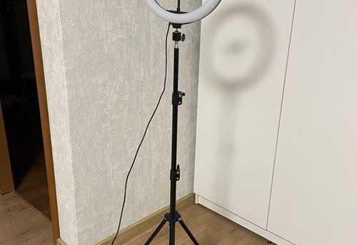 Кольцевая лампа 30 см rgb
