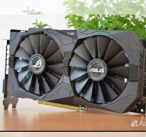 Видеокарта rx580 8gb asus rog dual