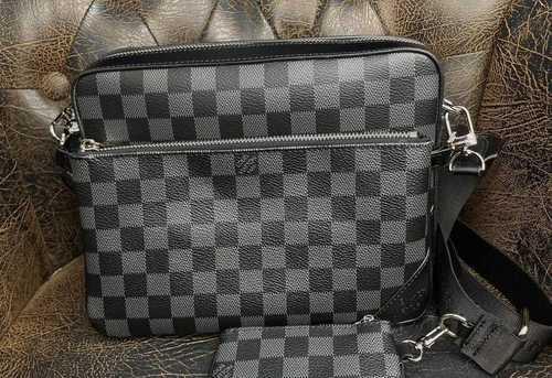 Мужской мессенджер Louis Vuitton trio (Арт.79382)