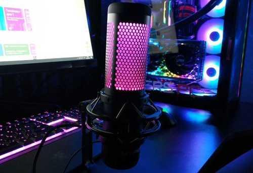 Новый микрофон HyperX QuadCast S (RGB) черный