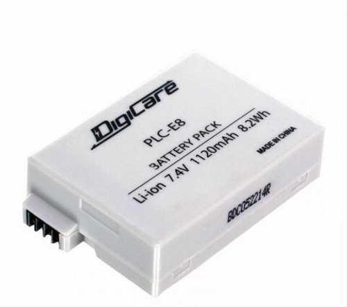 Аккумулятор DigiCare PLC-E8 / LP-E8 / EOS 550D, 60