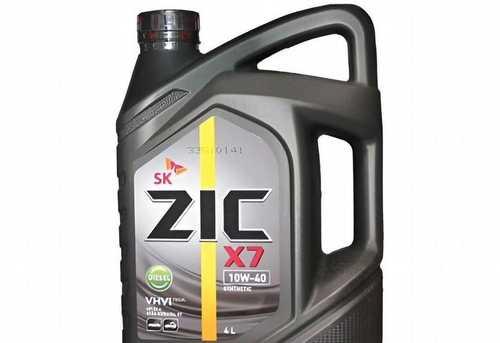 Масло моторное Zic X7 Diesel 10W-40, 4л