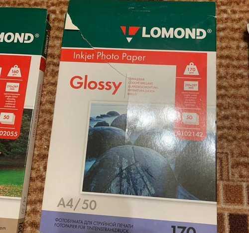 Фотобумага lomond glossy a4/50 170gsm