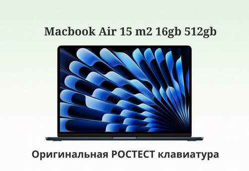 Macbook Air 15 m2 16gb 512gb Midnight