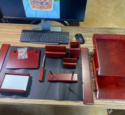 Настольный набор руководителя Wood desk set M9A-1A