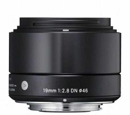 Sigma 19mm f/2.8 DN black Art Micro 4/3