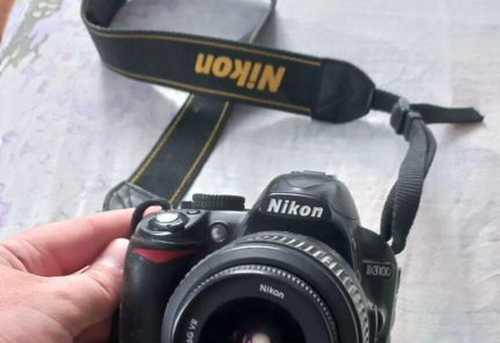 Продам б/у фотоаппарат nikon 3100 + штатив