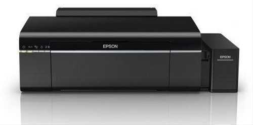 Принтер струйный Epson L805 цветной, цвет черный c