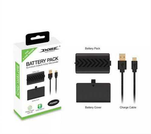 Xbox One Аккумулятор 1200mAh+ Кабель 3м Dobe