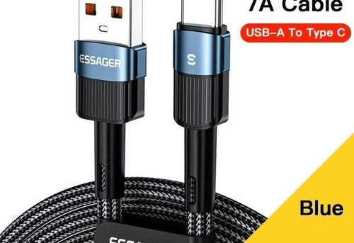 Кабель зарядный Essager 7A USB Type-C, 66 Вт