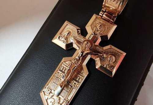Золотой провославный крест. 16,4 гр