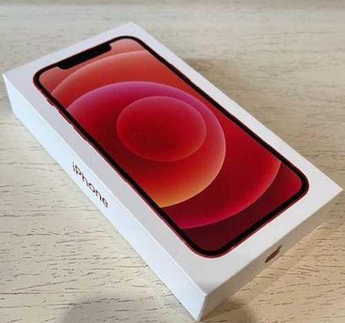 Коробка от iPhone 12 Red 128 гб