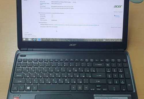 Ноутбук Acer aspire E1-522A