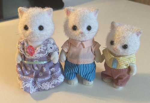 Sylvanian families семья персидских кошек