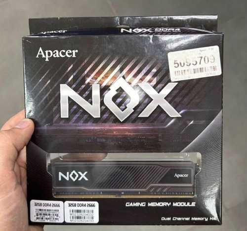 Оперативная память 32GB DDR4 2666 Apacer NOX