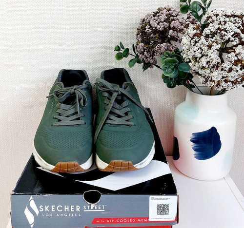 Кроссовки мужские 42-42,5 Skechers кожанные