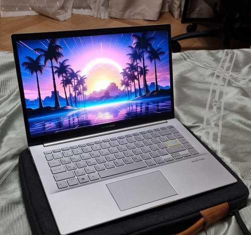 Тонкий ноутбук asus Vivobook S14 M433IA-EB576