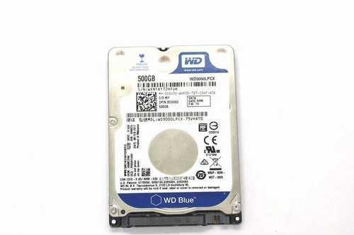 Жесткий диск 2,5" WD 500 GB SATA wd5000lpcx