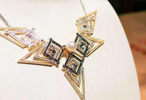 Колье Swarovski Оригинал Ожерелье Подвеска Цепь