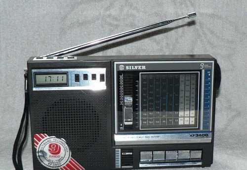 Радиоприемник silver xf 3400 Япония 80-е г рабочий