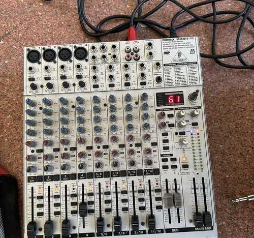 Микшерный пульт behringer eurorack ub1622fx