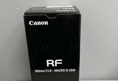 Новый Canon RF 100mm f/2.8L Macro IS USM