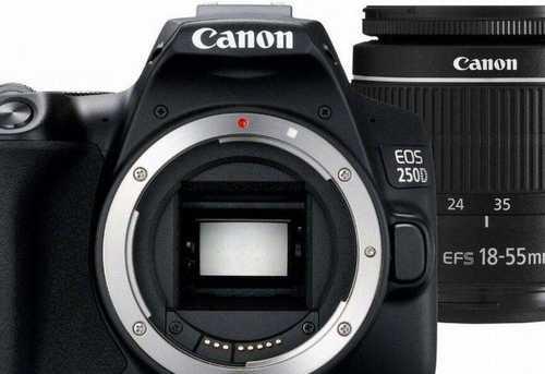 Зеркальный фотоаппарат Canon EOS 250D Kit 18-55