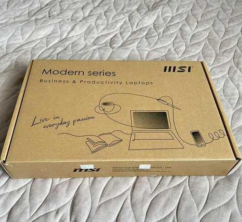 ноутбук msi modern 15 b12m 211ru