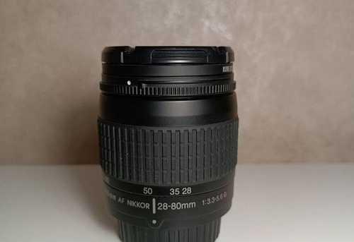 Объектив Nikon 28-80mm f/3.3-5.6G AF Zoom-Nikkor