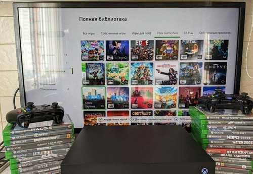 Xbox One X + 912 игр