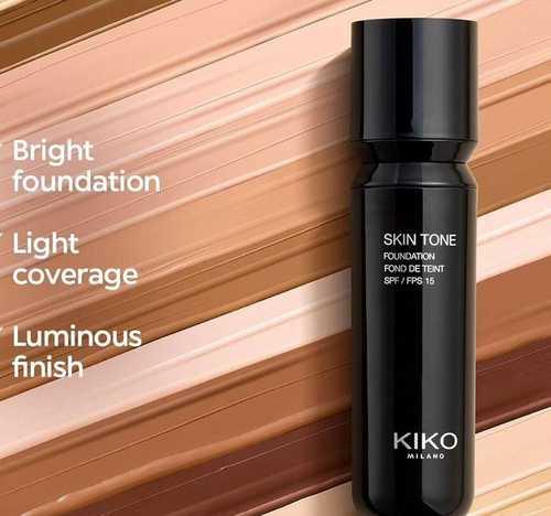 Kiko milano skin tone тональный с хайлайтером