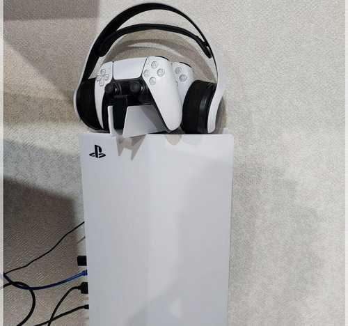 Sony playstation 5 ps5 с дисководом 2 джойстика