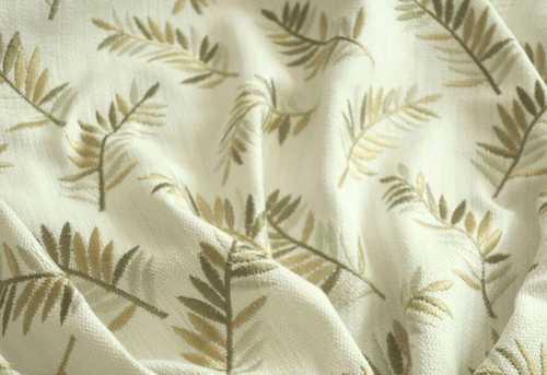 Ткань на шторы лен хлопок натуральн Вышивка Италия