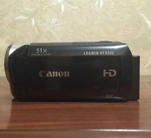 Видеокамера canon legria HF R306