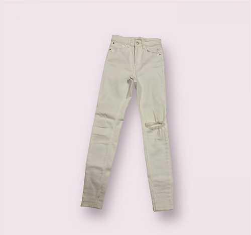 Джинсы белые stradivarius 32