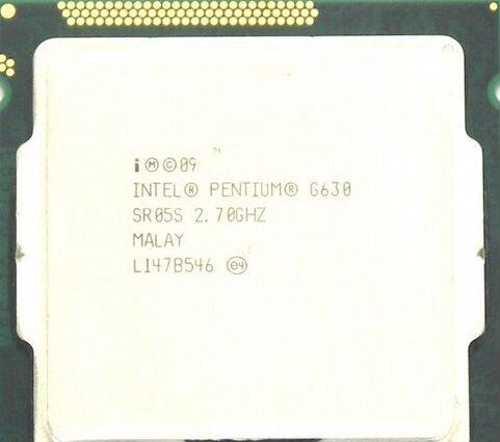 Процессор Intel Pentium G630 2,7 GHz (Socket 1155)