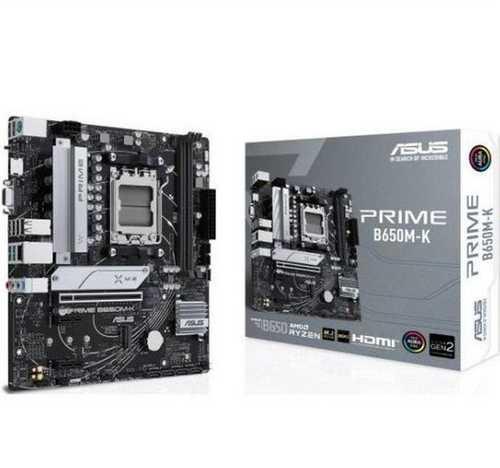 Материнская плата Asus prime B650M-K (AM5, mATX)