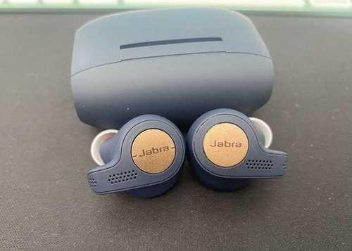 Беспроводные наушники Jabra Elite 65t Active синие