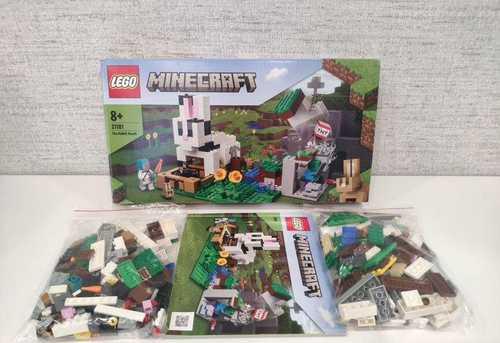 Lego Minecraft 21181 Кроличье ранчо
